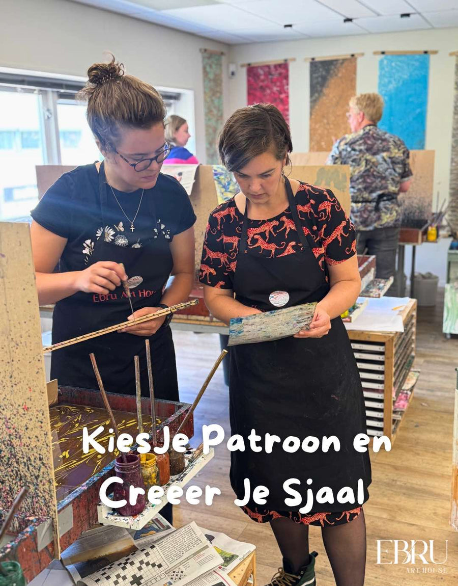Sjaal Marmeren Workshop - LELYSTAD – Ebru Art House